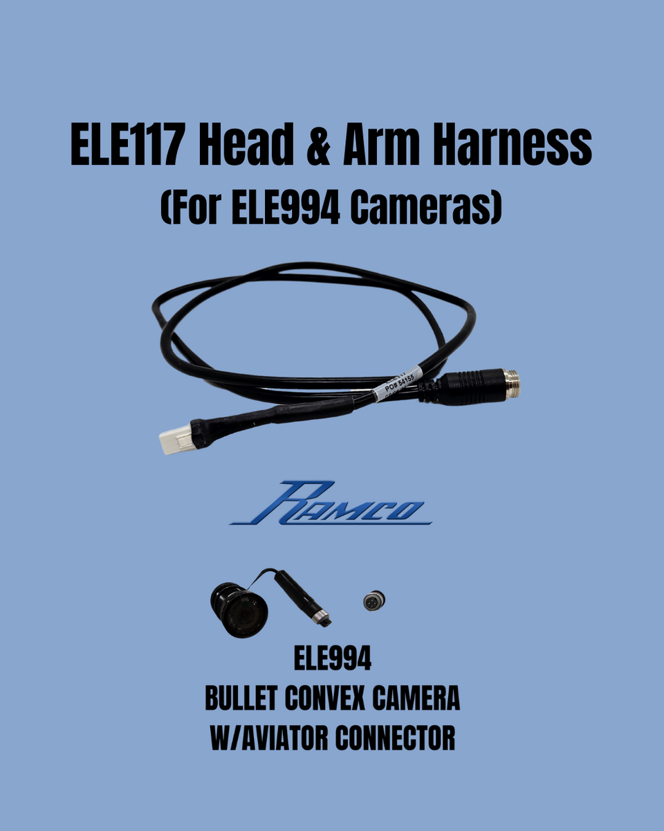 ELE117 Head & Arm Harness (Only for ELE994 camera) – Ramco Engineering, Inc